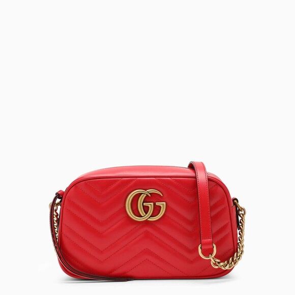 Gucci | Bags | Gucci Gg Marmont Red Camerabag | Poshmark